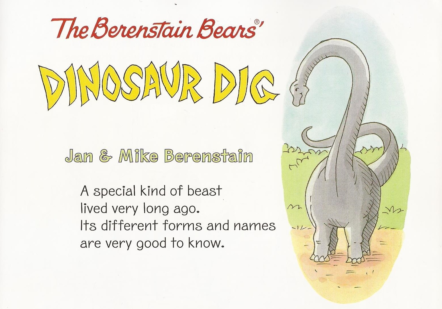 The Berenstain Bears’ Dinosaur Dig – Dino Dad Reviews