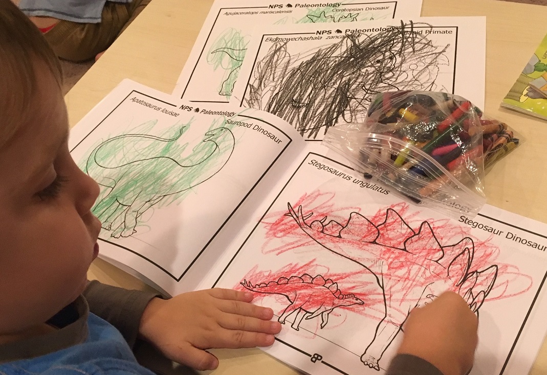 Prehistoric Life in the National Parks (Coloring book) – Dino Dad Reviews